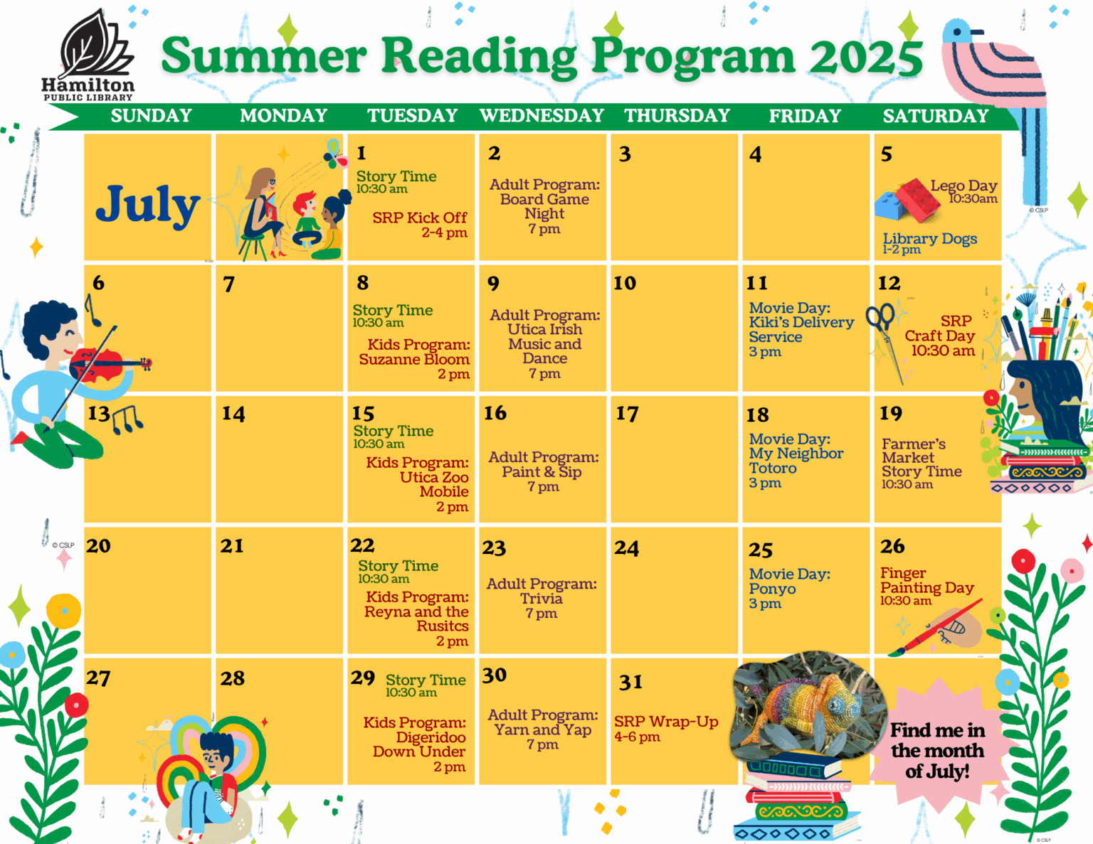 Summer Reading Program – Hamilton Library